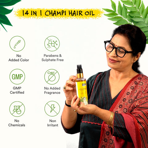 14 In 1 Champi Hair Oil - 200 ML – Mykk Store