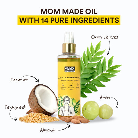 14 In 1 Champi Hair Oil - 200 ML – Mykk Store